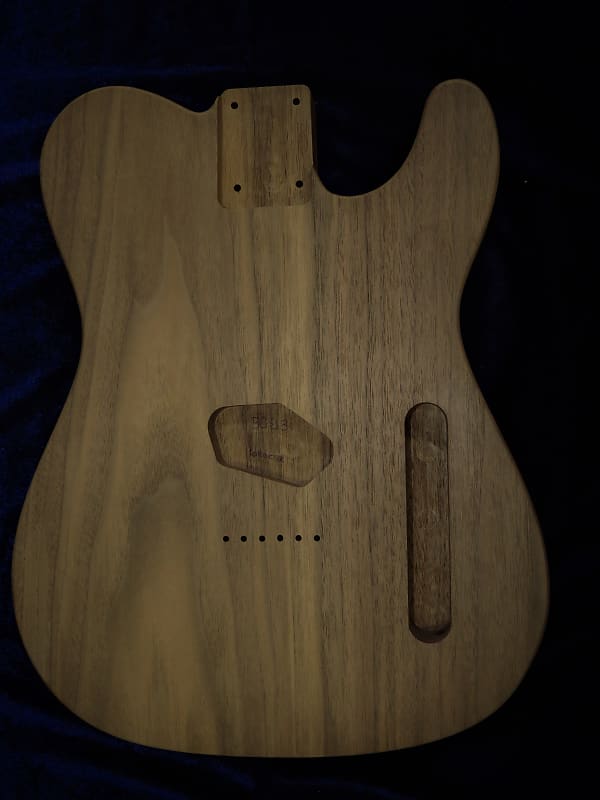 2 Piece Solid Walnut Telecaster Tele Body 6lbs8oz Esquire | Reverb UK