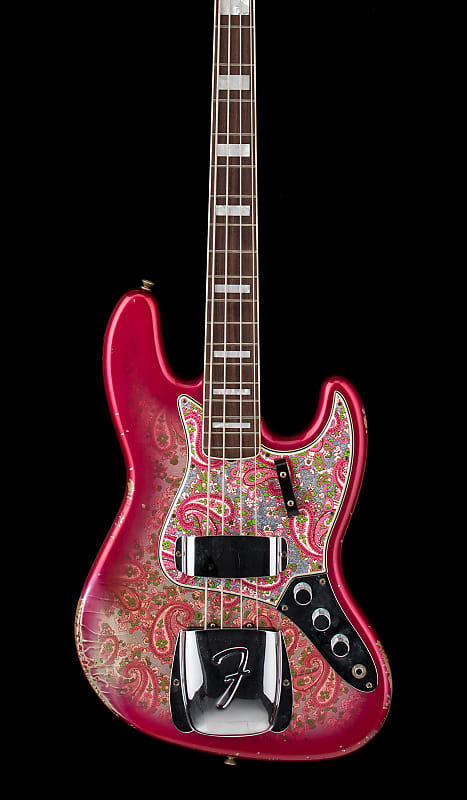 Fender Custom Shop LTD Paisley Jazz Bass Heavy Relic - Aged | Reverb