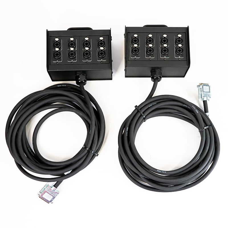 Redco DB25 Breakout Stage Boxes - DB25 to 1/4" or XLR - | Reverb