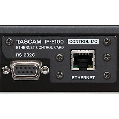 Tascam IF-E100 Ethernet Control Card For CD-400U | Reverb