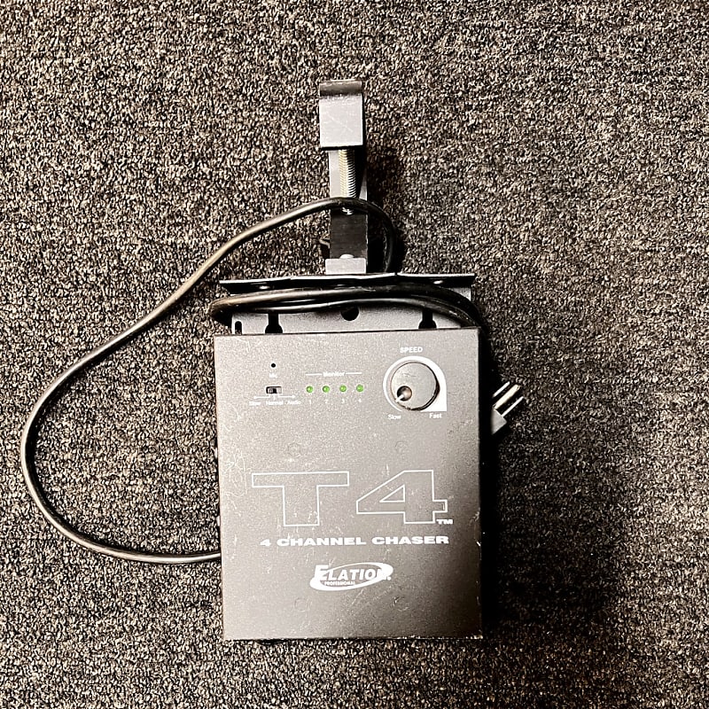 Elation T4 4 Channel Chaser with Clamp | Reverb
