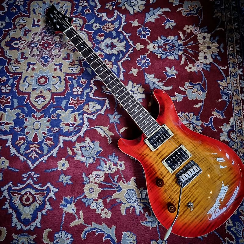 Harley Benton CST 24 Deluxe in Cherry Sunburst - Left Handed | Reverb