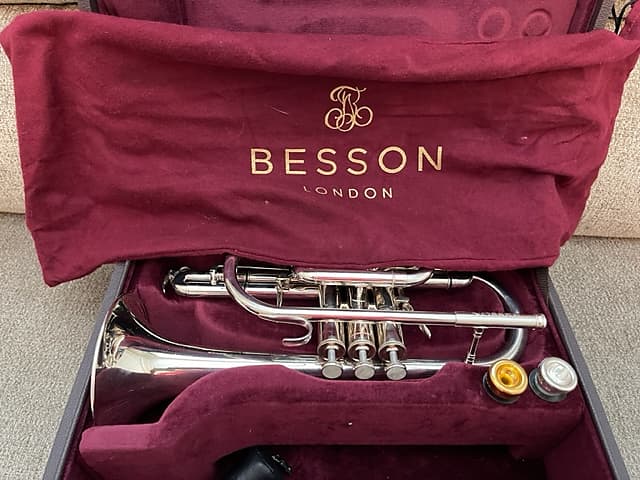 Besson Sovereign 928 Bb Cornet (4 Months Old) | Reverb