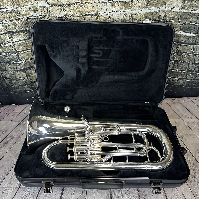 Yamaha YEP-321S 4-Valve Intermediate Euphonium - Silver | Reverb