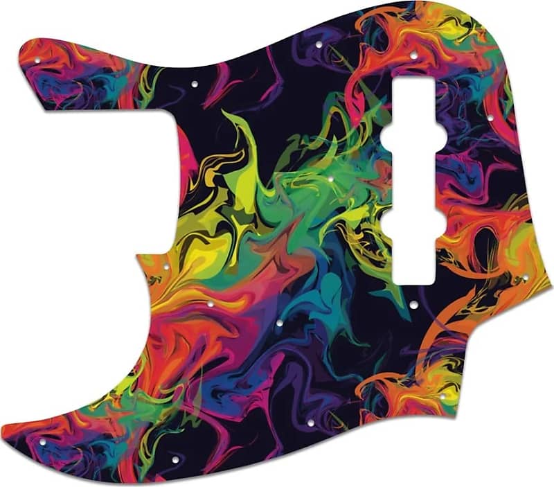 WD Custom Pickguard For Left Hand Fender Made In Japan Jazz | Reverb