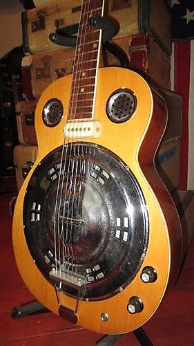 Vintage Circa 1965 Mosrite Dobro Electric Resonator Guitar | Reverb
