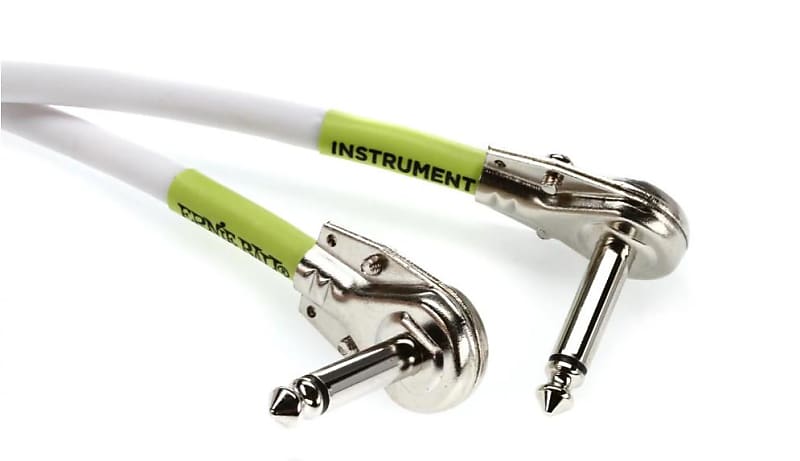 Ernie Ball 6053 6'' Flat Angle/Flat Angle Pancake Patch Cable | Reverb