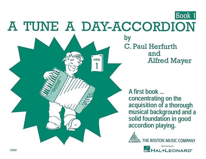 A Tune A Day Accordion Book 1 (Softcover Book) | Reverb