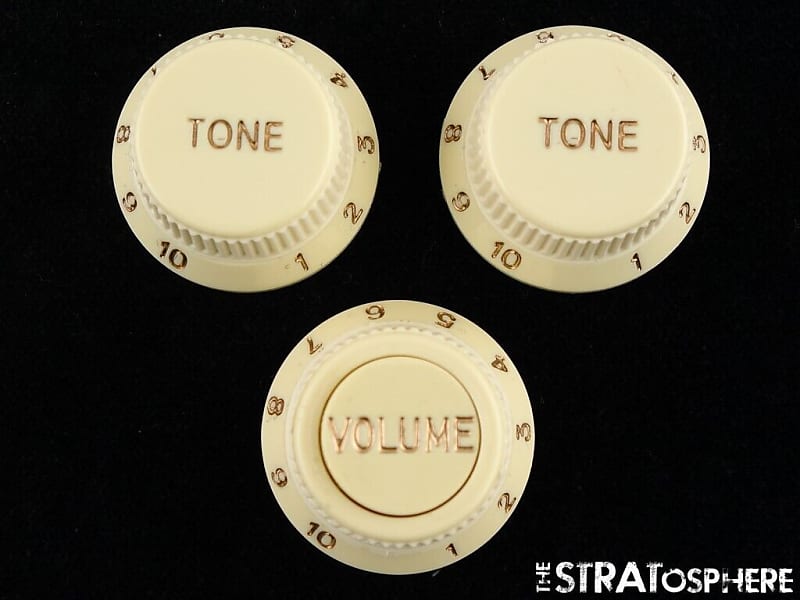 Fender Ultra Stratocaster Strat GUITAR KNOBS, Volume & Tone | Reverb