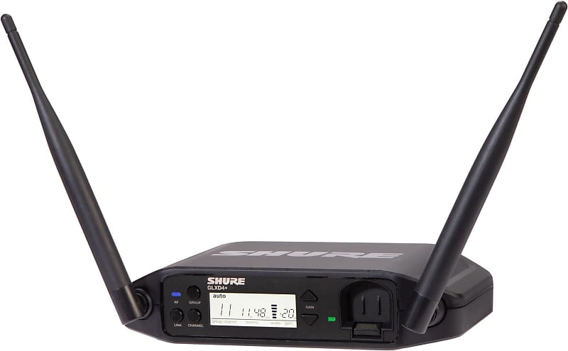 Shure GLXD4+ Digital Wireless Tabletop Receiver | Reverb