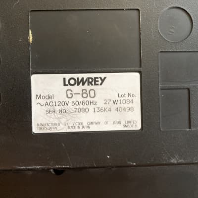 Vintage 1985 Lowrey Genius G-80 61-Key PCM Keyboard Made in | Reverb