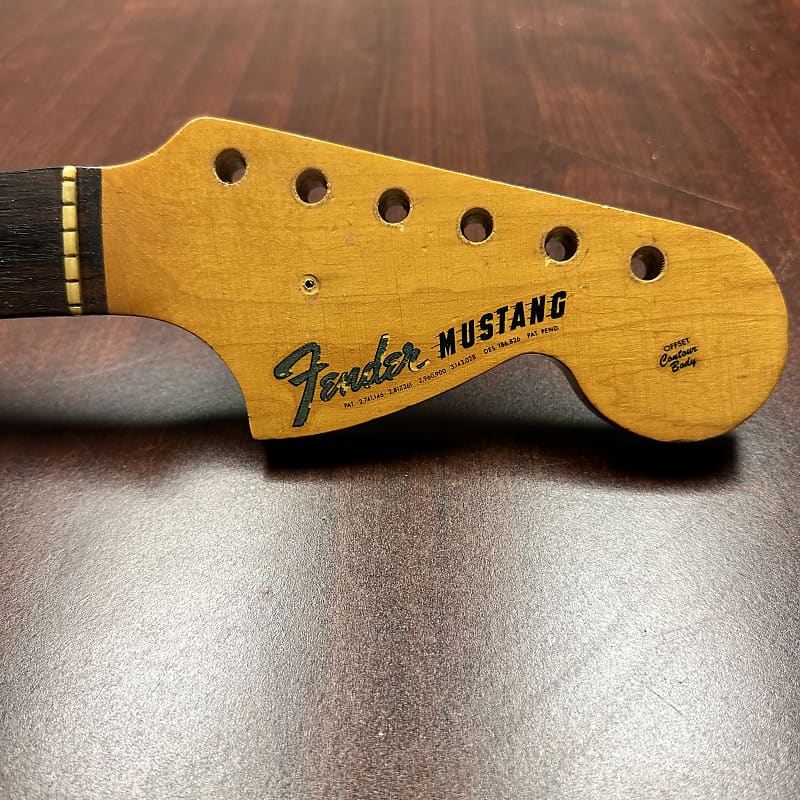 Fender Mustang Neck 1966 USA Vintage Original | Reverb