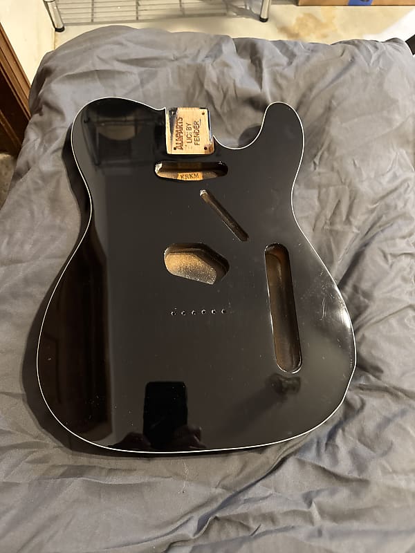 Allparts Telecaster body double binding bound New - Black | Reverb