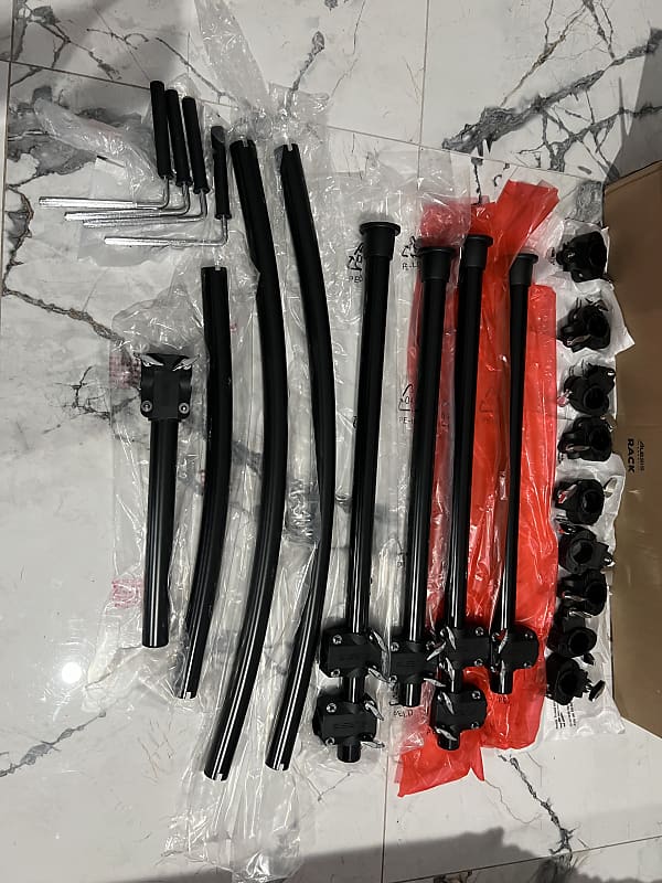 Alesis Strike Pro SE drum cage full rack kit stand black 2024 | Reverb