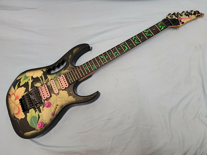 Rare 1988 Ibanez Jem 77 FP Floral Pattern Electric Guitar | Reverb