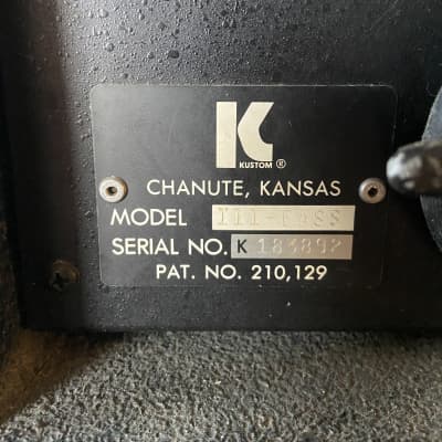 Kustom Bass III Stack Head and 2x15” Cab | Reverb