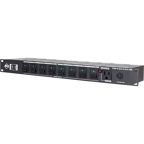 ADJ POW-R BAR RACK USB 10-Outlet 2-USB Rackmount Power | Reverb