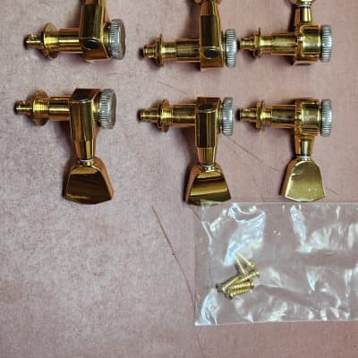Allparts Locking Tuners Gold | Reverb