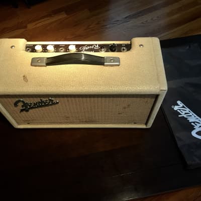 1963 Fender 6G15 Reverb Unit Blonde w/Wheat Grille & Flat | Reverb