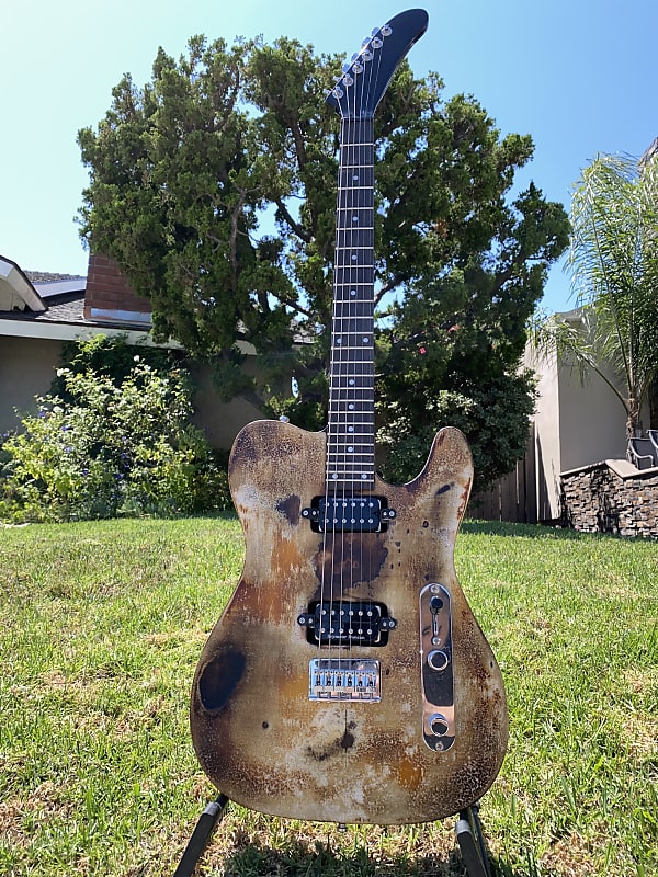 USA Custom Telecaster Fender Lacquer Torched Mahogany | Reverb