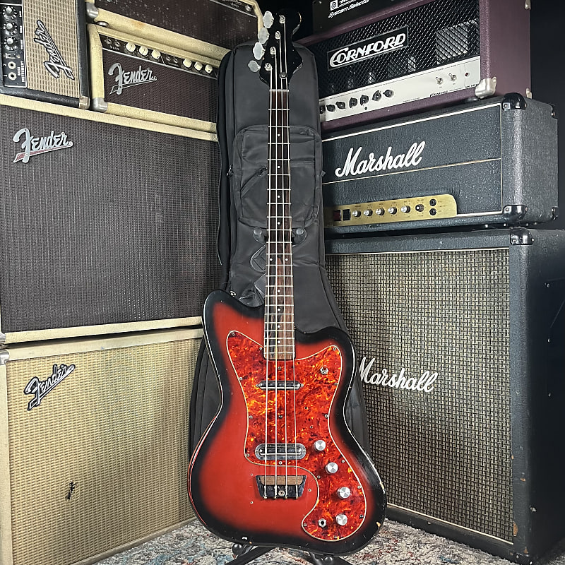 1960s Silvertone Hornet 1443 Bass Vintage USA Danelectro Made | Reverb