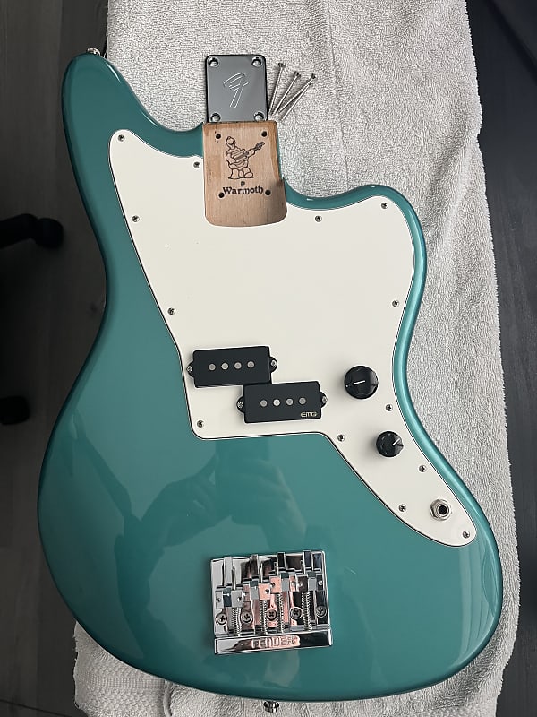 Warmoth Jazzmaster Precision Bass Body - Sherwood Green | Reverb