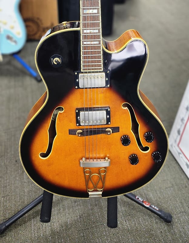 1994 Samick HF 650 Archtop Sunburst | Reverb