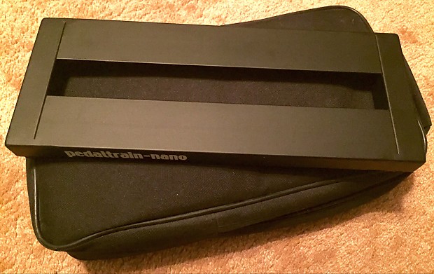 Black Pedaltrain Nano Pedalboard & Soft Carry Case | Reverb