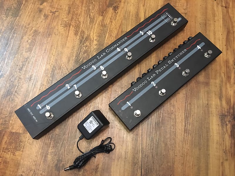 Voodoo Lab Pedal Switcher + Commander True Bypass Loop System | Reverb