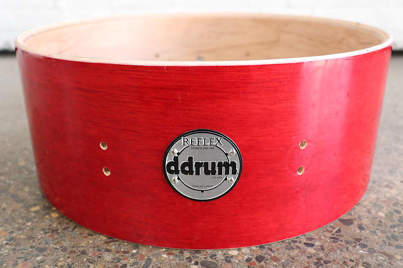 ddrum 5.5x14" Snare Drum Shell Red | Reverb