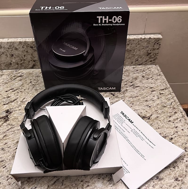 Tascam TH-06 Bass XL Monitoring Headphones | Reverb