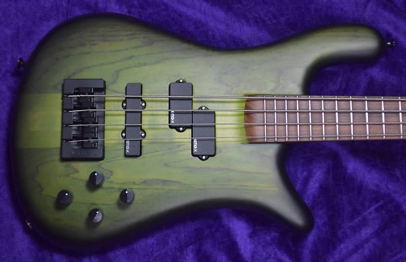 Spector USA Forte 4, Haunted Moss / Pau Ferro *Thin 1.5" Neck | Reverb