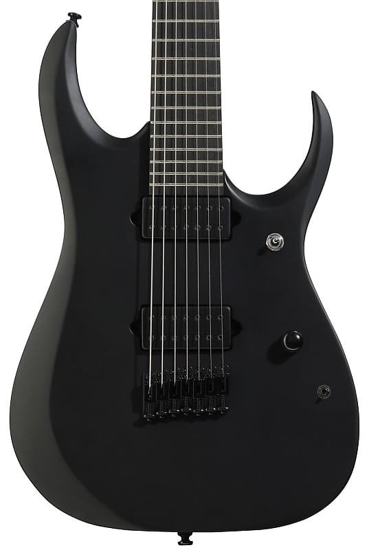 Ibanez Iron Label RGDRB71 Electric Guitar - Black | Reverb