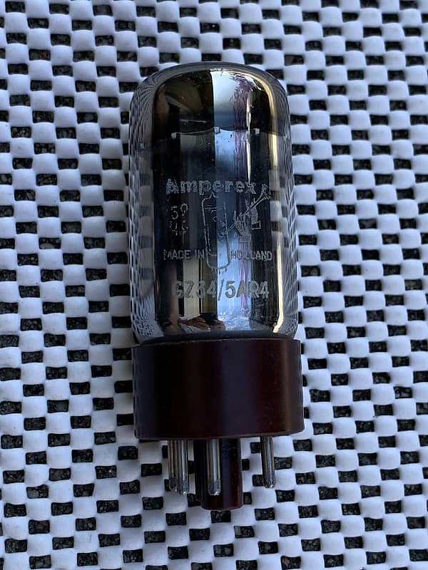 Amperex Bugle Boy 5AR4/GZ34 Rectifier Tube (Brown Base, | Reverb