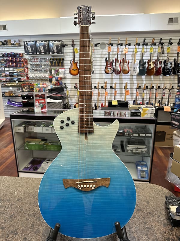 Tagima Modena Steel String - Transparent Blue | Reverb