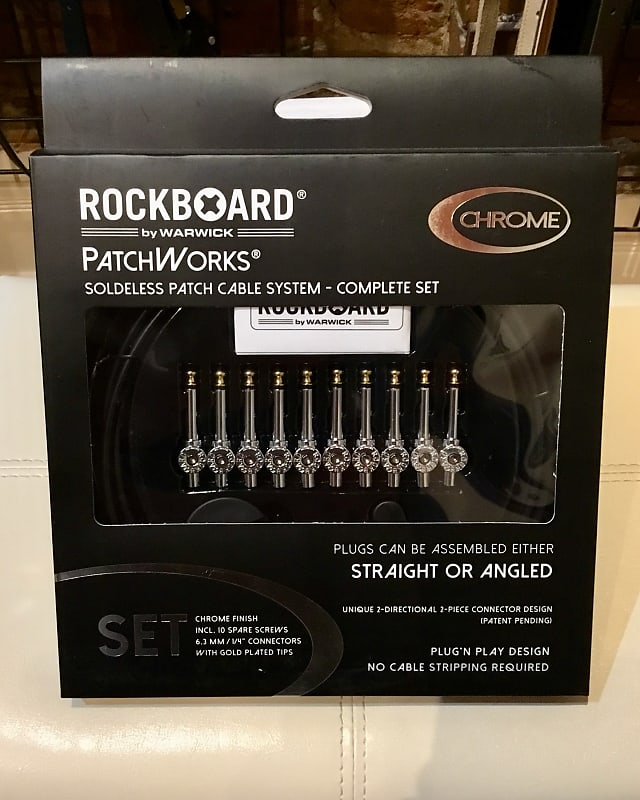 Rockboard Patchworks Solderless Patch Cable System Complete | Reverb