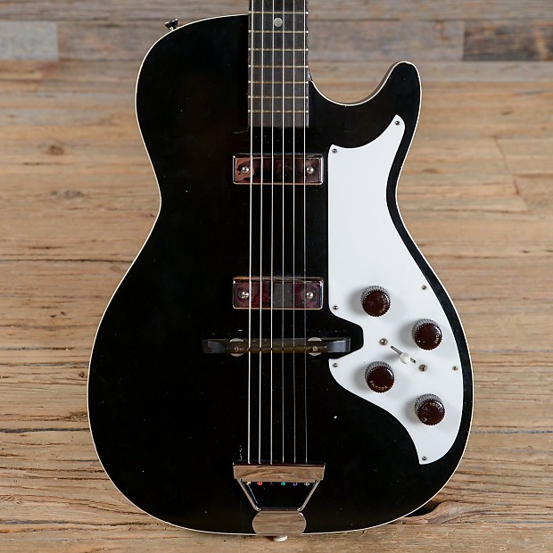 Silvertone Model 1420 Black USED | Reverb