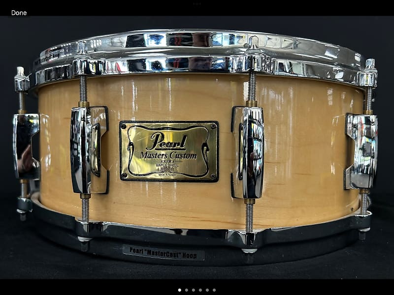 Pearl Masters Custom Maple Extra Snare 2001-2010 - Natural | Reverb