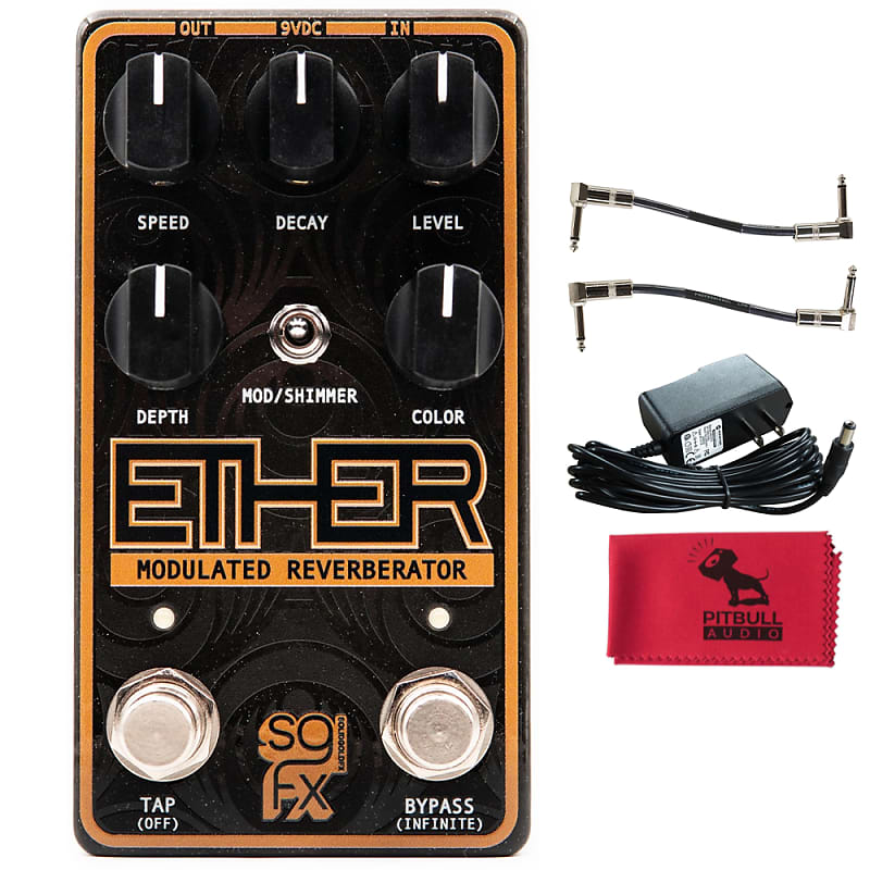 SolidGoldFX Ether Modulated Ambient Reverb Pedal w/ Power | Reverb