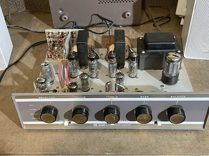 Vintage Knight Tube Integrated Stereo Amplifier 1950's | Reverb