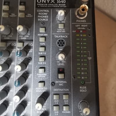 Mackie Onyx 1640 16-Channel Analog Mixer 2003 - 2009 - | Reverb UK