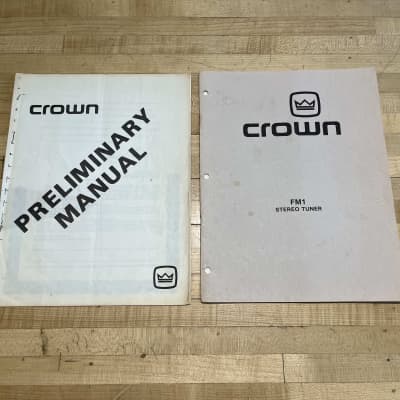 Crown FM-1 Digital FM Tuner | Reverb