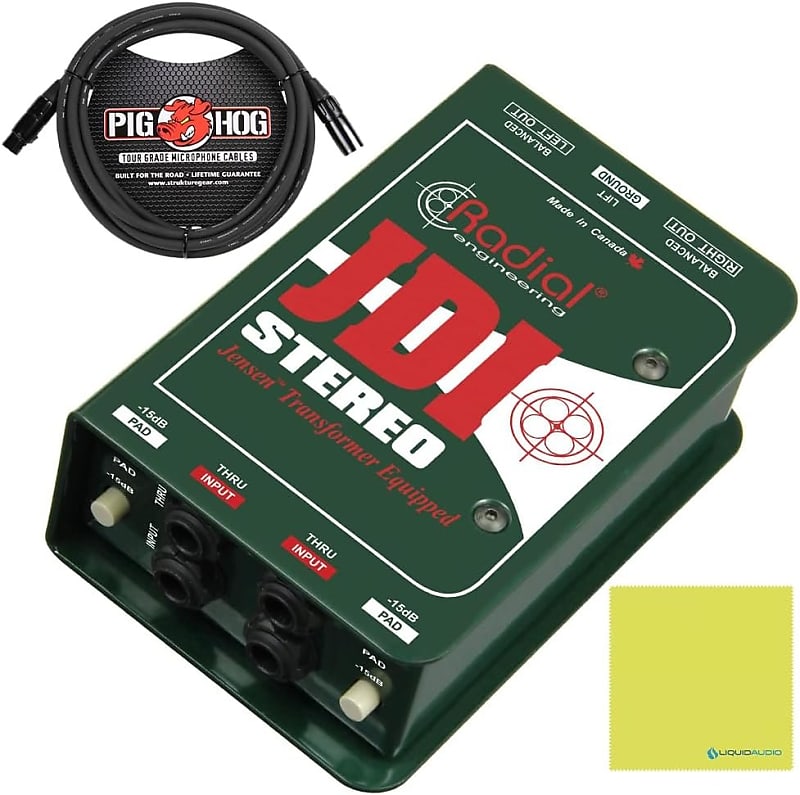 Radial Engineering JDI Stereo Premium Stereo Passive Direct | Reverb