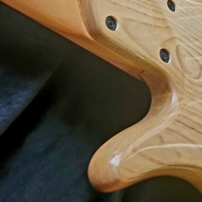 SJ Custom Guitars 6 string bass ,walnut, Ash, Bartolini, | Reverb