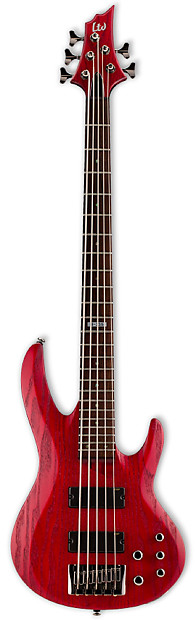 ESP LTD B-335 SR Satin Red 5 String Bass Guitar | Reverb