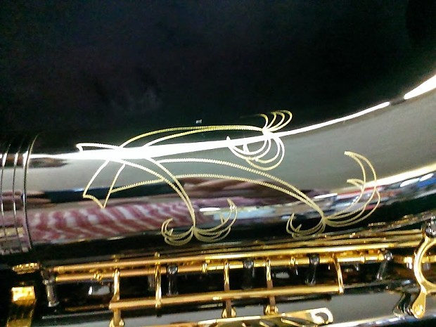 Palm Winds PW304 2015 Black / Gold Tenor Saxophone | Reverb