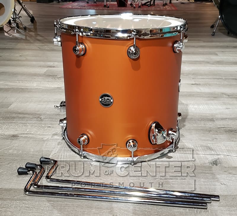 DW Performance Floor Tom 18x16 Hard Satin American Rust | Reverb
