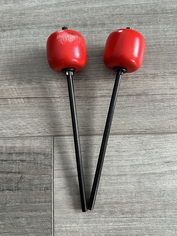 2 - Danmar 205 Wood Bass Drum Beaters | Reverb