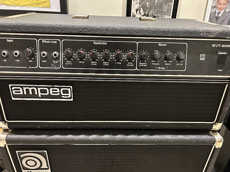 Ampeg SVT200T bass amp head Late 80s | Reverb UK