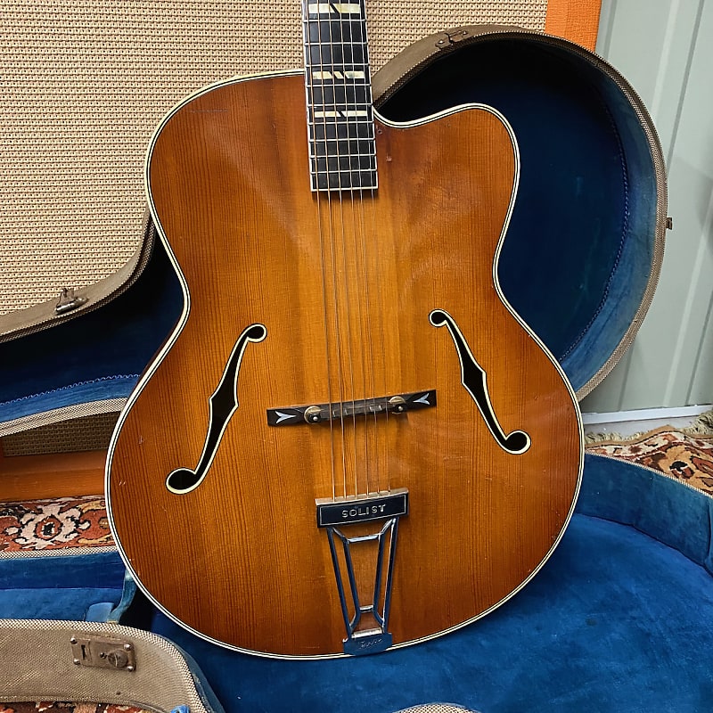 Vintage 1956 Levin Model 2 Solist Archtop Guitar OHSC | Reverb
